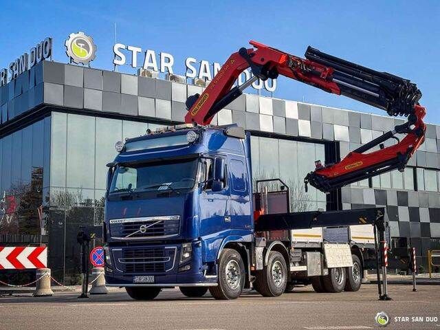 Volvo FH 16 540 8x2 Palfinger PK-53002 FLY JIB Winch kamion s ravnom platformom