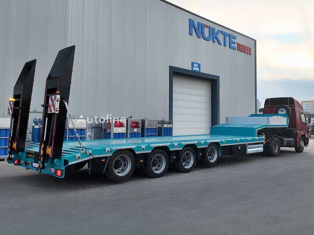 Nova Nükte Trailer 4-AKS Colored Lowbed Customizable NEW Functional poluprikolica sa niskom platformom