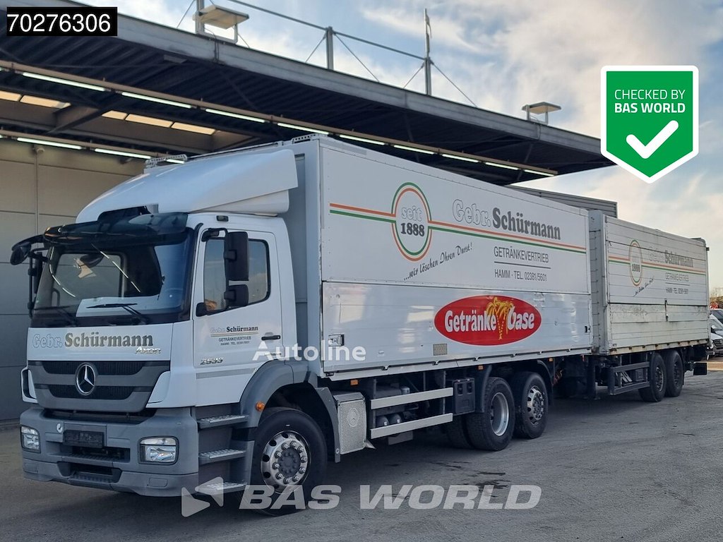 Mercedes-Benz Axor 2533 6X2 Getranke combi Ladebordwand Automatic EEV kamion furgon