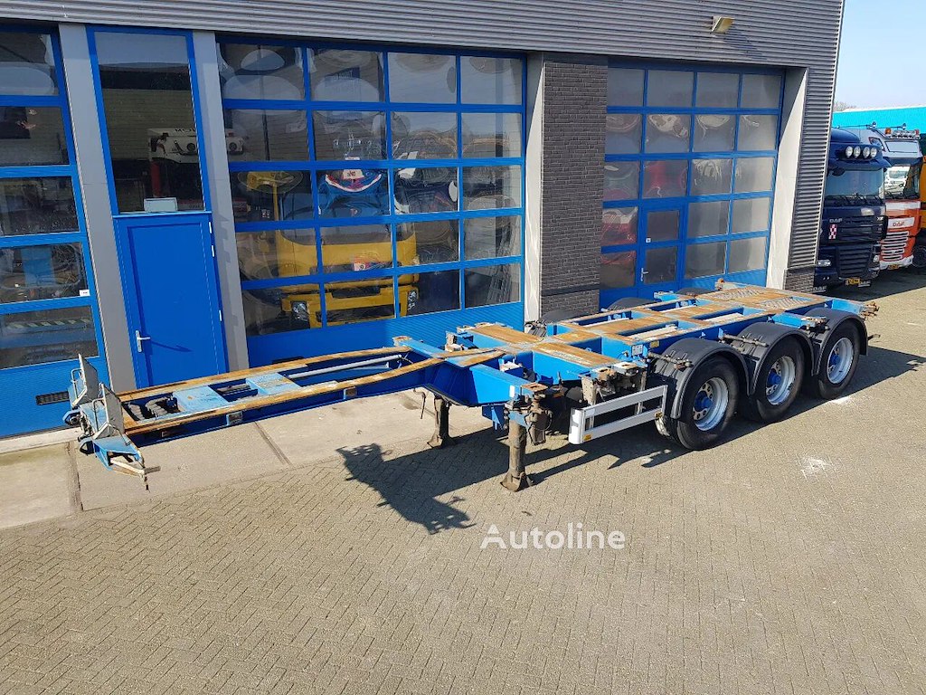 Pacton T3-010 Multi chassis Liftas BPW drum poluprikolica za prevoz kontejnera