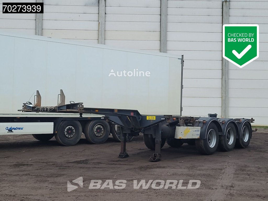 Pacton T3-010 NL-Trailer Multi 45ft 2x liftachse poluprikolica za prevoz kontejnera