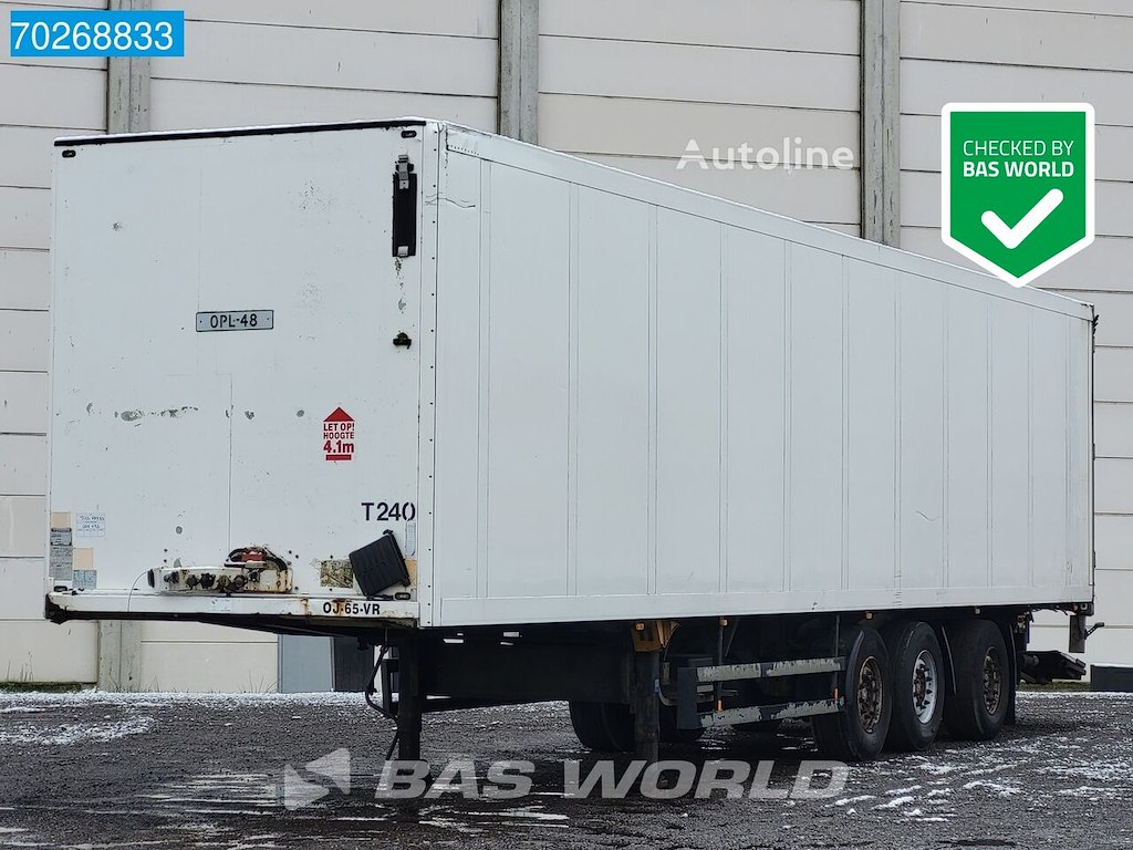 Schmitz Cargobull SKO24 3 axles Tailgate Lift+Lenakchse LBW furgon poluprikolica