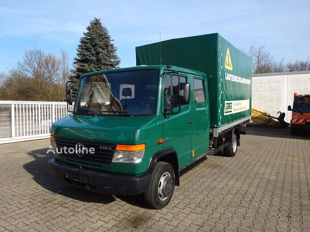 Mercedes-Benz 616 D VARIO Plane + Spriegel kamion s ceradom