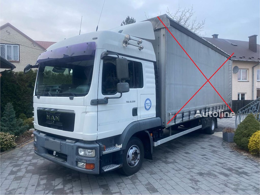 MAN TGL 12.250 / EURO 5 / DO ZABUDOWY / RAMA kamion s ceradom