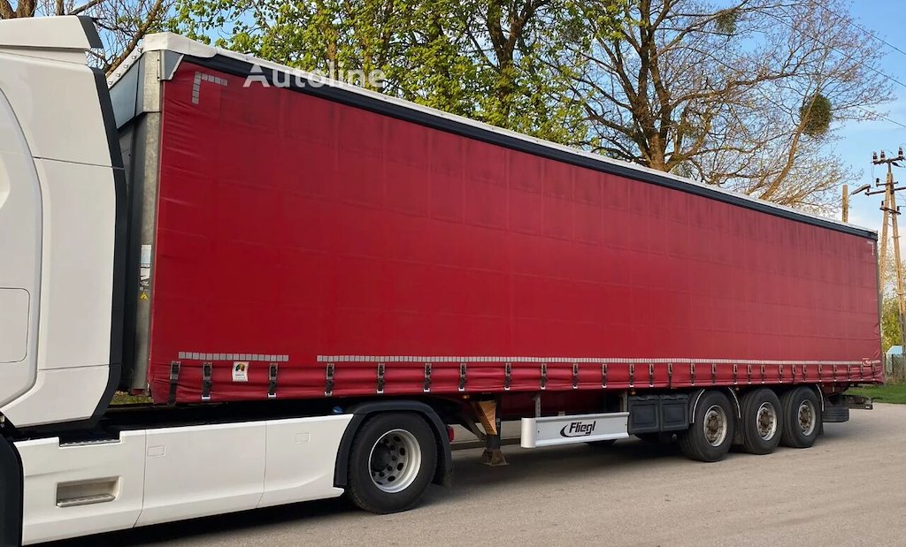 Fliegl SDS Standard Coil mulda Curtainsider Semi-trailer poluprikolica s ceradom