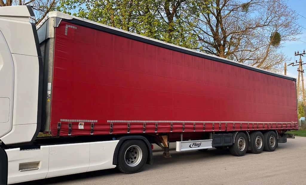 Fliegl SDS Standard Coil mulda Curtainsider Semi-trailer poluprikolica s ceradom