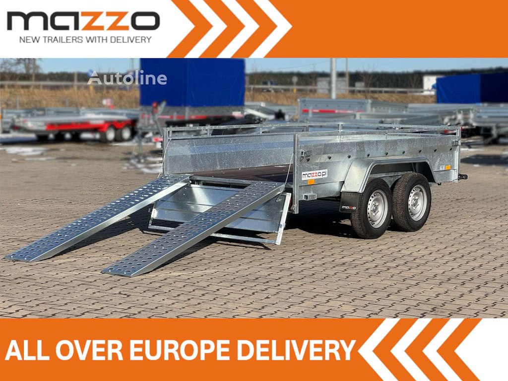 Nova BC7530HT 300x150x44 with steel ramps! Gvw 2700kg prikolica za građevinske strojeve