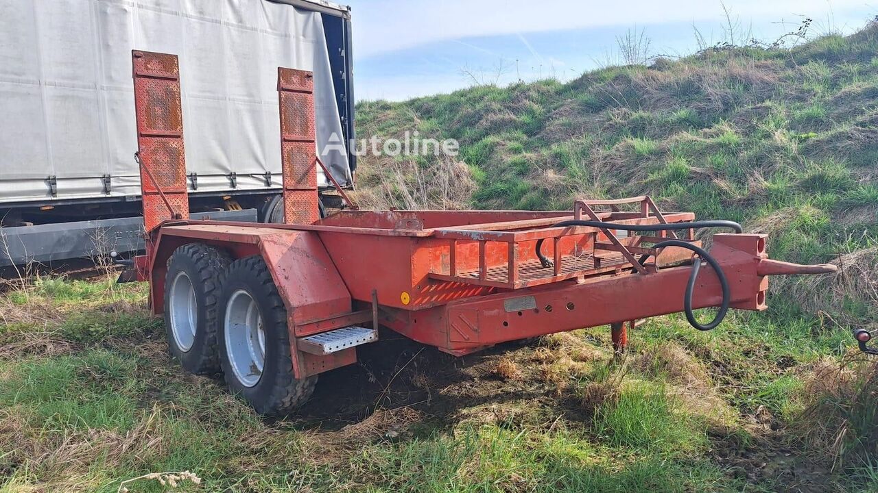 Westfalia 2-Achser Tanden Tieflader mit Rampen prikolica za građevinske strojeve