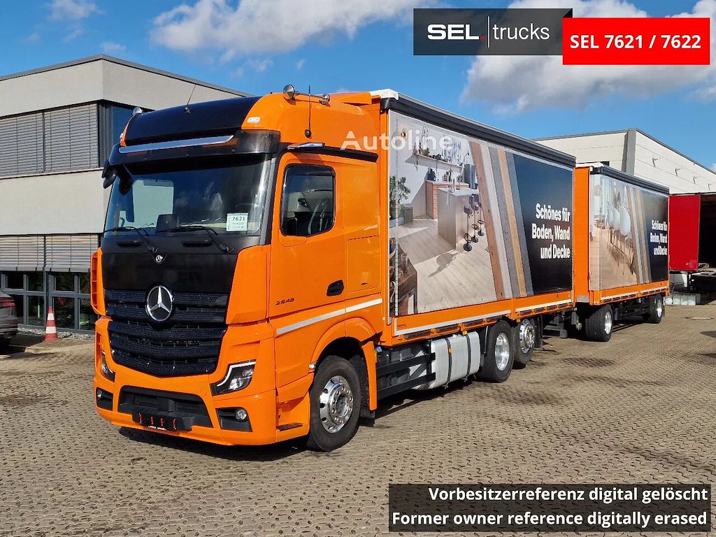 Mercedes-Benz Actros 2548 Retarder / Alu-Felgen / Aluklappen / Euro 6E / Lifta kamion sa klizna zavesa cerada