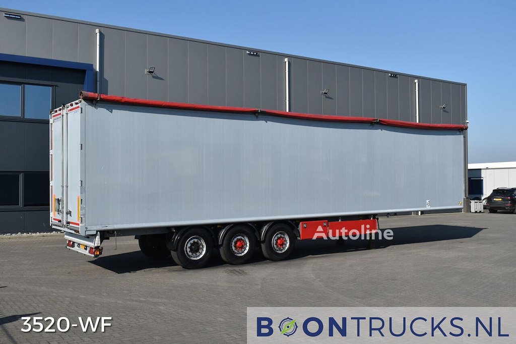 Kraker CF-200 | 92M³ * 10mm FLOOR * NL TRAILER * APK 05-2025 poluprikolica sa pokretnim podom