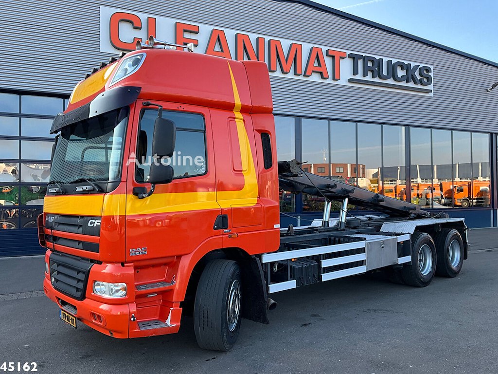 DAF FAS 85 CF 410 Euro 5 NCH containersysteem Manual kamion sa kukom za podizanje tereta