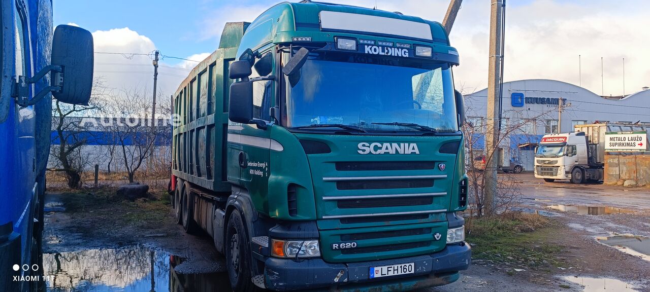 Scania R620 kamion za prevoz metalnog otpada + prikolica za prevoz metalnog otpada