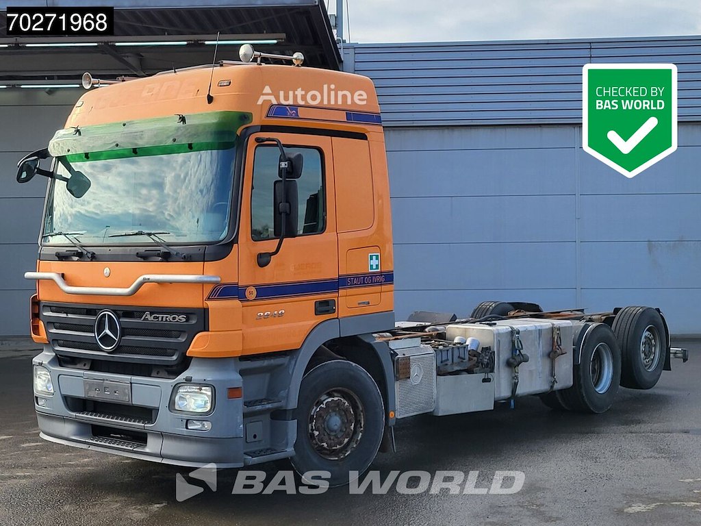 Mercedes-Benz Actros 2548 6X2 ADR chassis Liftaxle Telligent Halb Automatic Eu kamion šasija