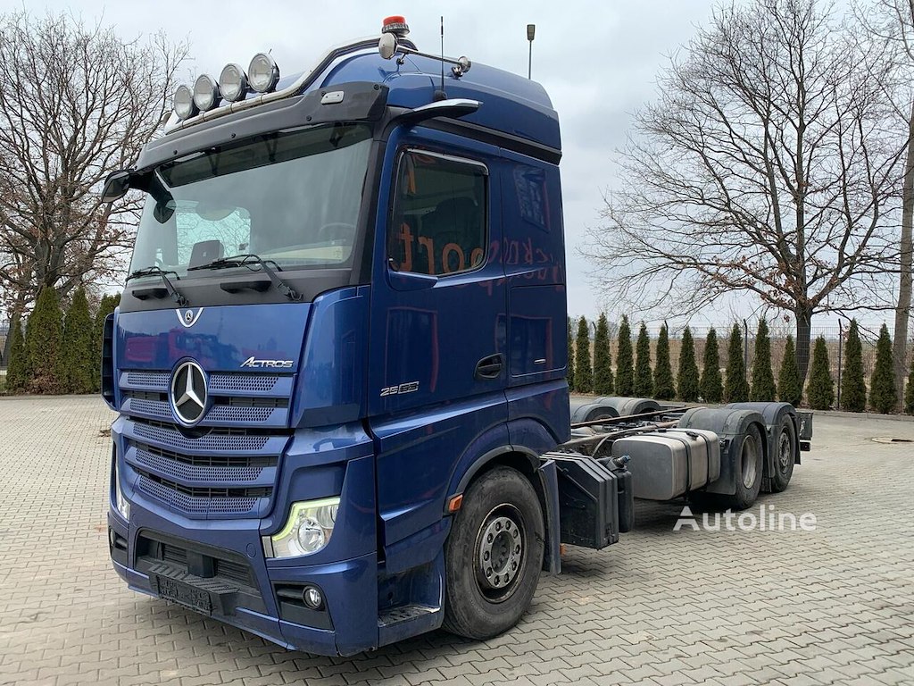 Mercedes-Benz ACTROS 2563 6x2 LL EURO6 PODWOZIE kamion šasija