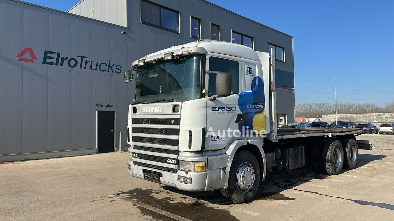 Scania 144-460 (EURO 2 / RETARDER / 6X2 / 10 TYRES / MANUAL GEARBOX) kamion šasija