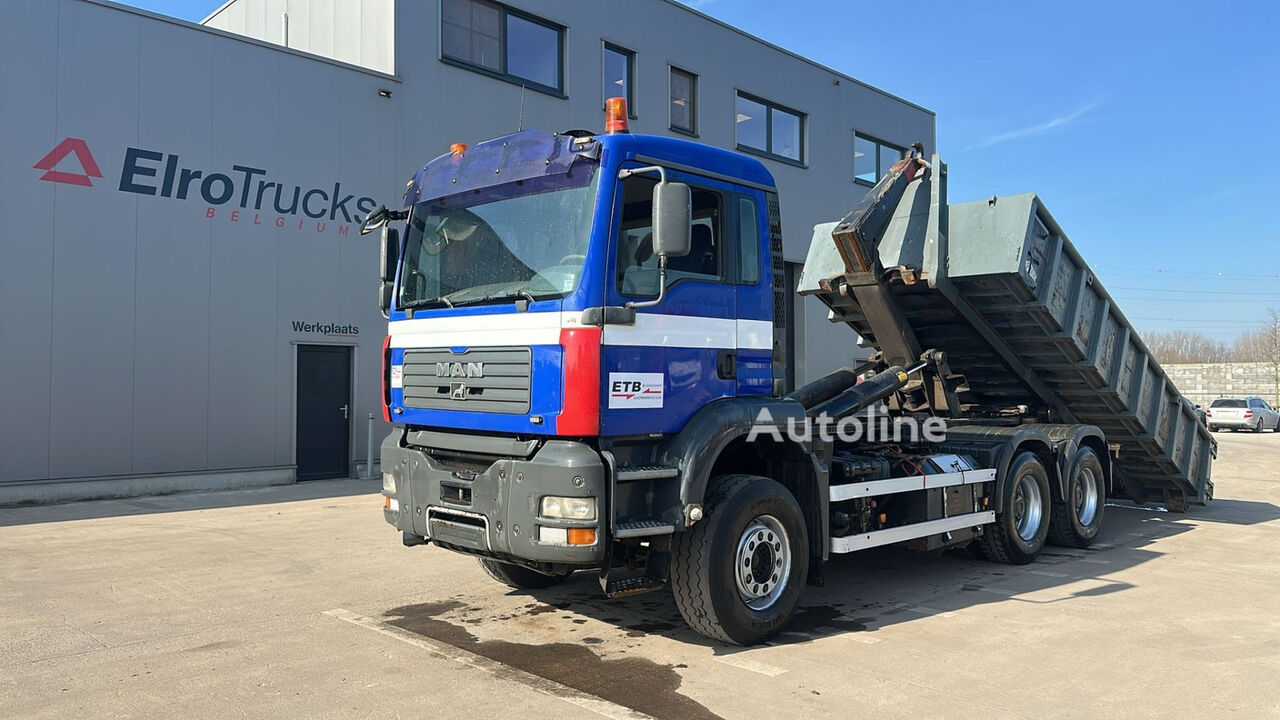 MAN TGA 26.460 (WITH CONTAINER / BELGIAN TRUCK / PERFECT / 6X4 / MAN kamion rol kiper