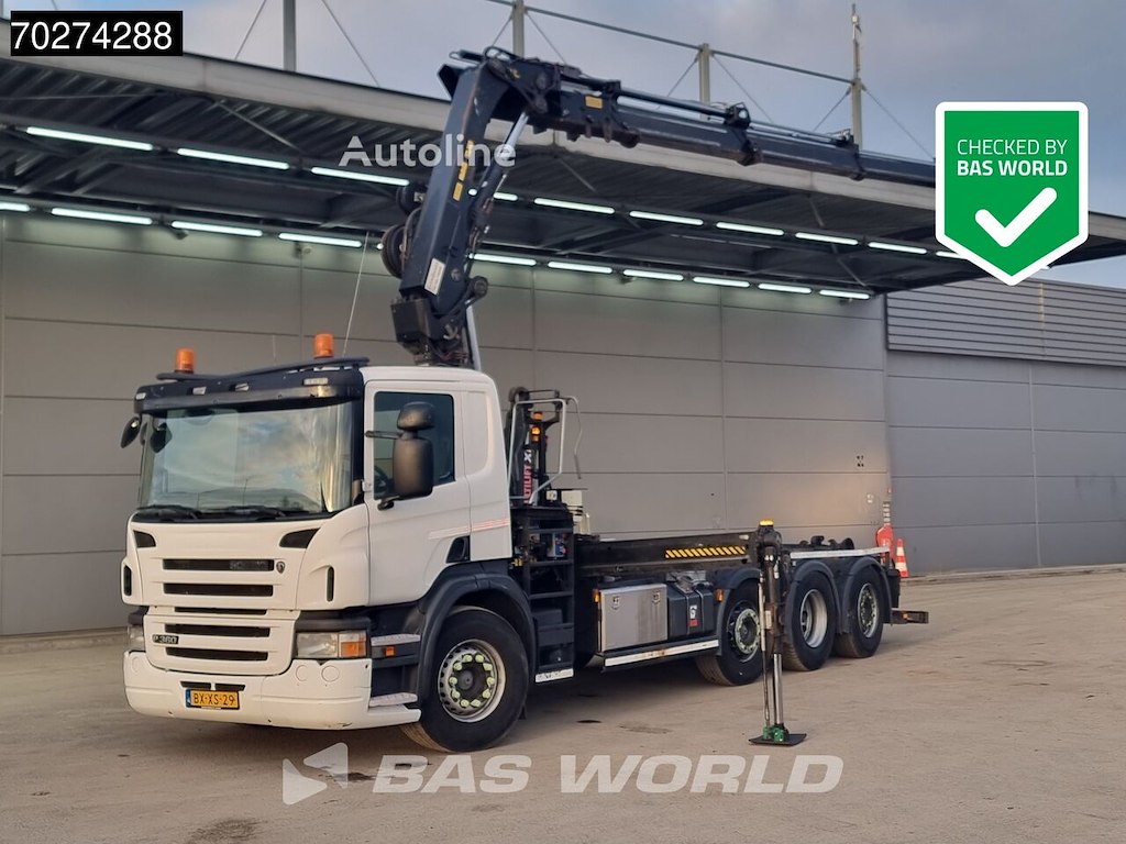 Scania P360 8X2 NL-Truck Hiab 211-3HIPRO Kran 21T Multi-lift Lift-Lenka kamion rol kiper