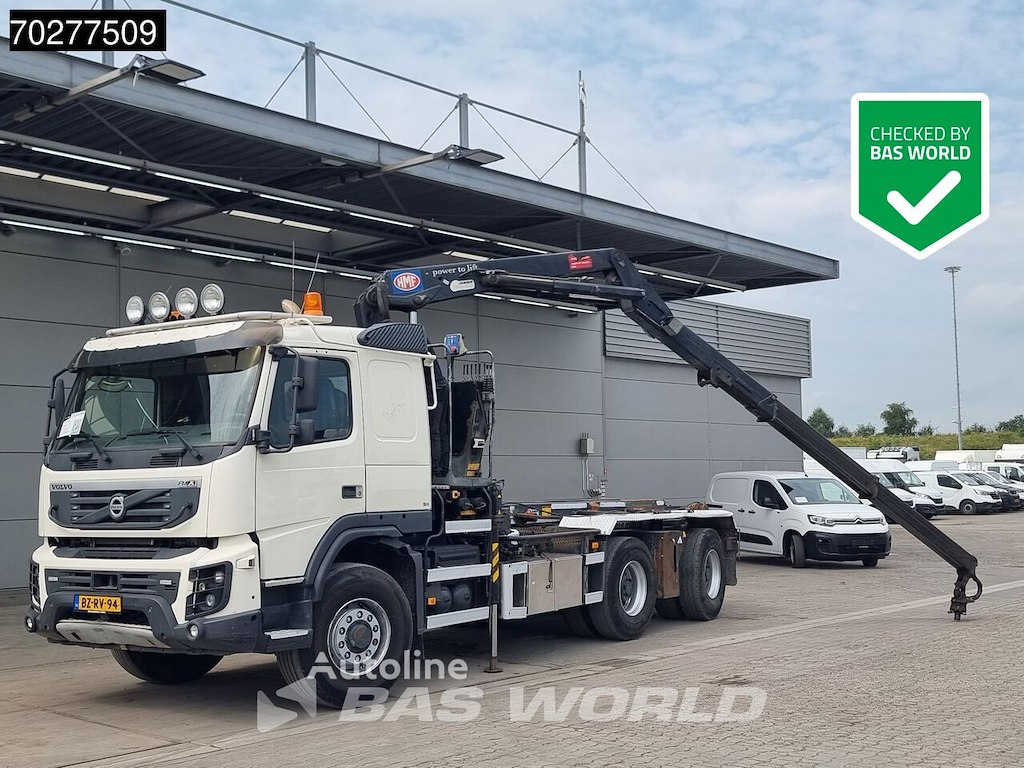 Volvo FMX 460 6X4 X-Track 6x6 HMF1643 kran Crane Big-Axle Lenkachse Eu kamion rol kiper