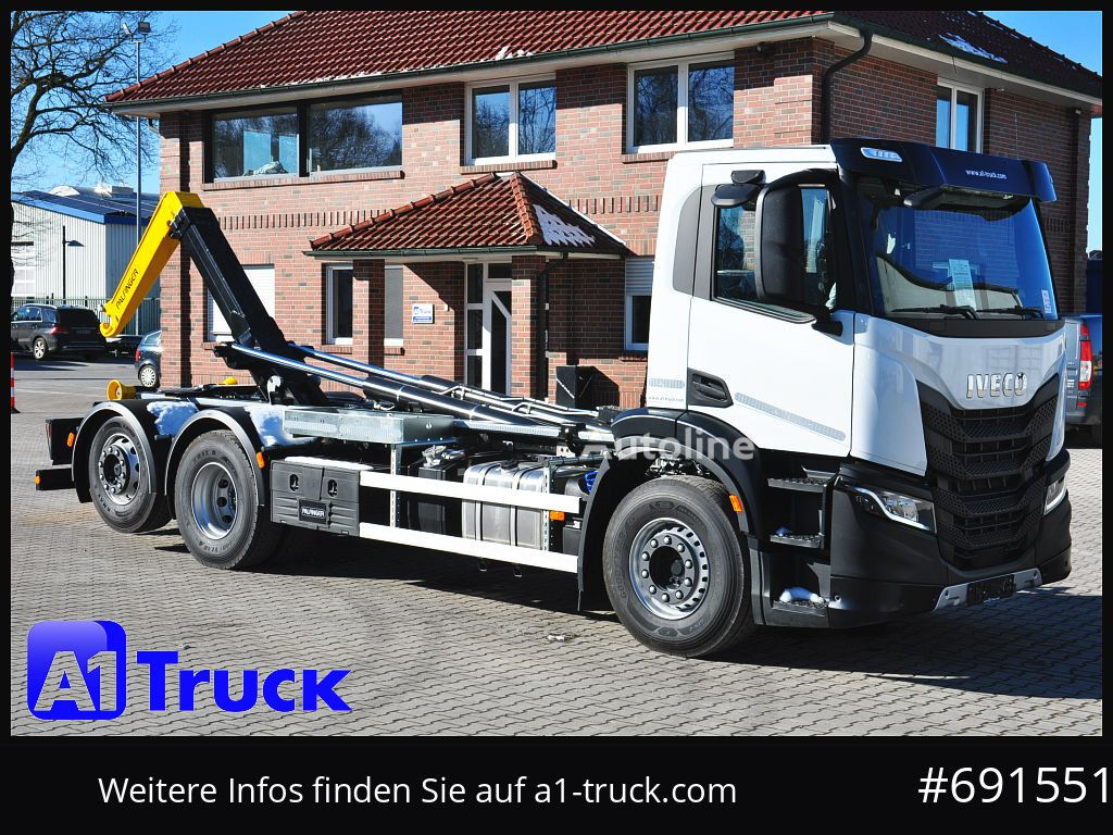 IVECO X-Way AD280X46 Palfinger PHT 20, Lenk- Liftachse kamion rol kiper