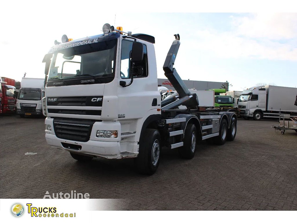 DAF CF 85.410 + 8X4 + SPRING BLAD + EURO 5 kamion rol kiper