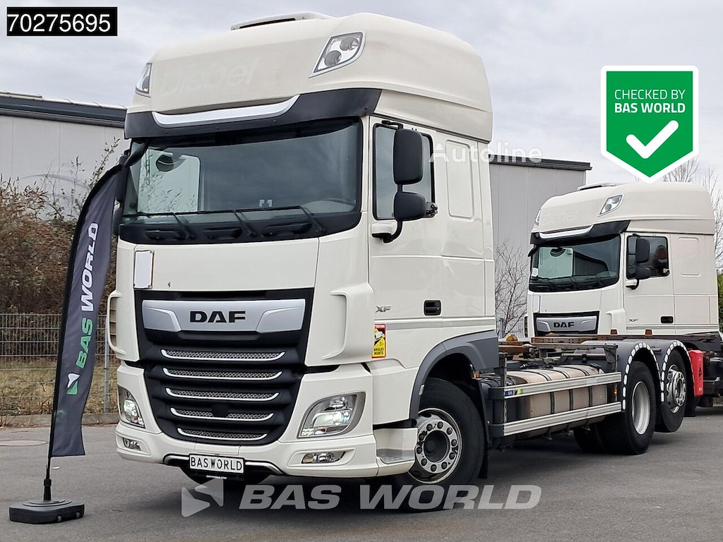 DAF XF 480 6X2 FAN SSC Retarder LED Standklima Lift+lenkasche Euro 6 vozilo za prevoz kontejnera