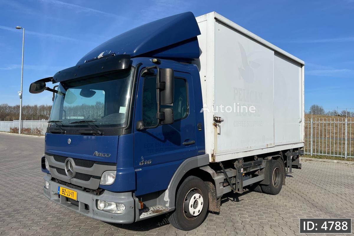 Mercedes-Benz Atego 816 Day Cab, Euro 5, BDF / EPS automatic / standklima / Hy vozilo za prevoz kontejnera