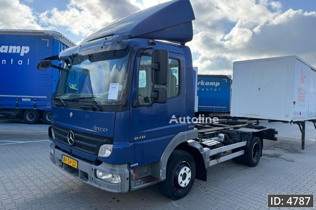 Mercedes-Benz Atego 816 Day Cab, Euro 5, BDF / EPS automatic / standklima / Hy vozilo za prevoz kontejnera