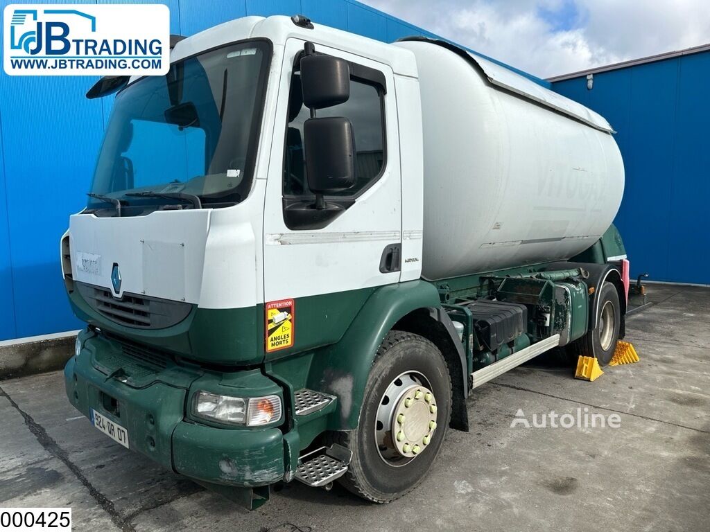 Renault Midlum 210 15802 Liter, LPG GPL, Gastank, Steel suspension autocisterna