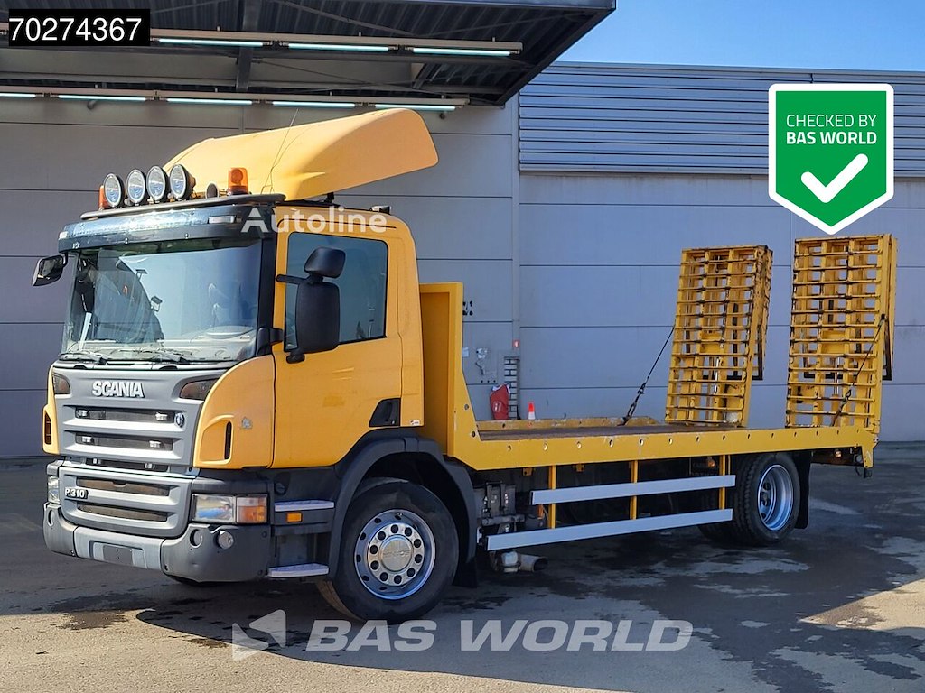 Scania P310 4X2 Machine transporter Manual Hydraulik Ramps Euro 4 autotransporter