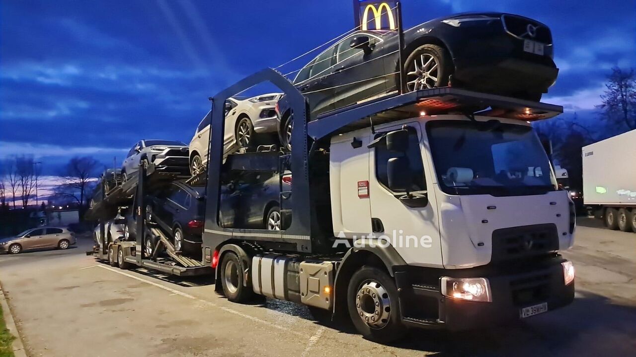 Renault 480 autotransporter + prikolica autotransportera