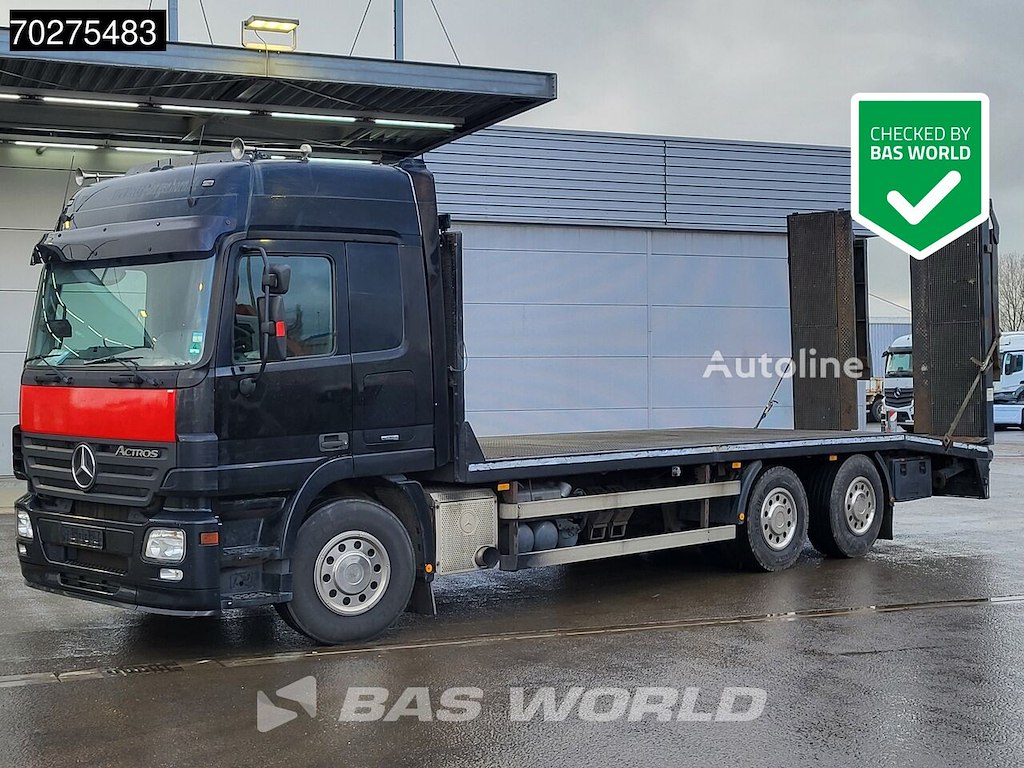 Mercedes-Benz Actros 2541 6X2 Machine Transporter Winch Lift+Steering Axle Ret autotransporter