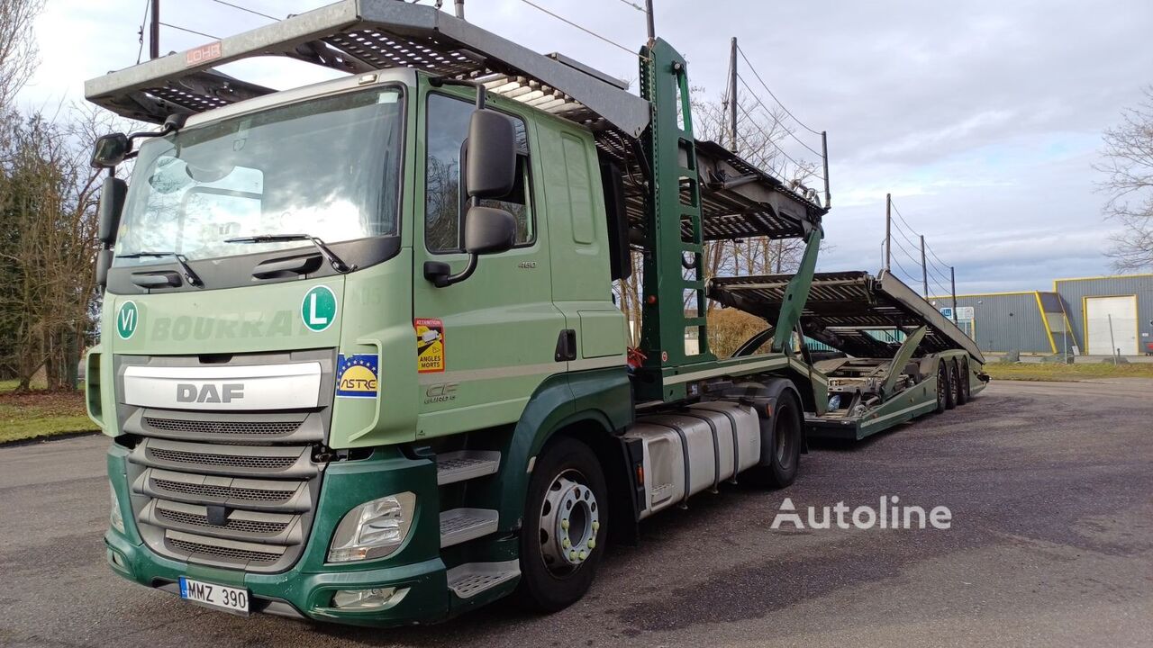 DAF +LOHR 2014 autotransporter + prikolica autotransportera