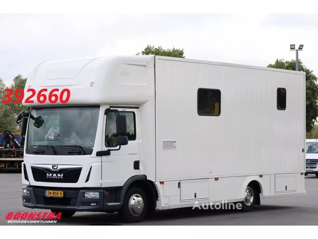 MAN TGL 8.190 Robrise Horsetruck 2 Pferde + Wohnmobil Camera 61.047 kamion za prevoz konja