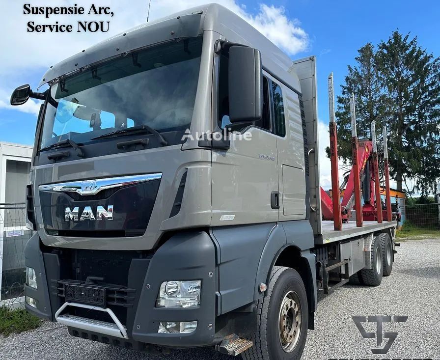 MAN TGX 33.580 kamion za prevoz drva