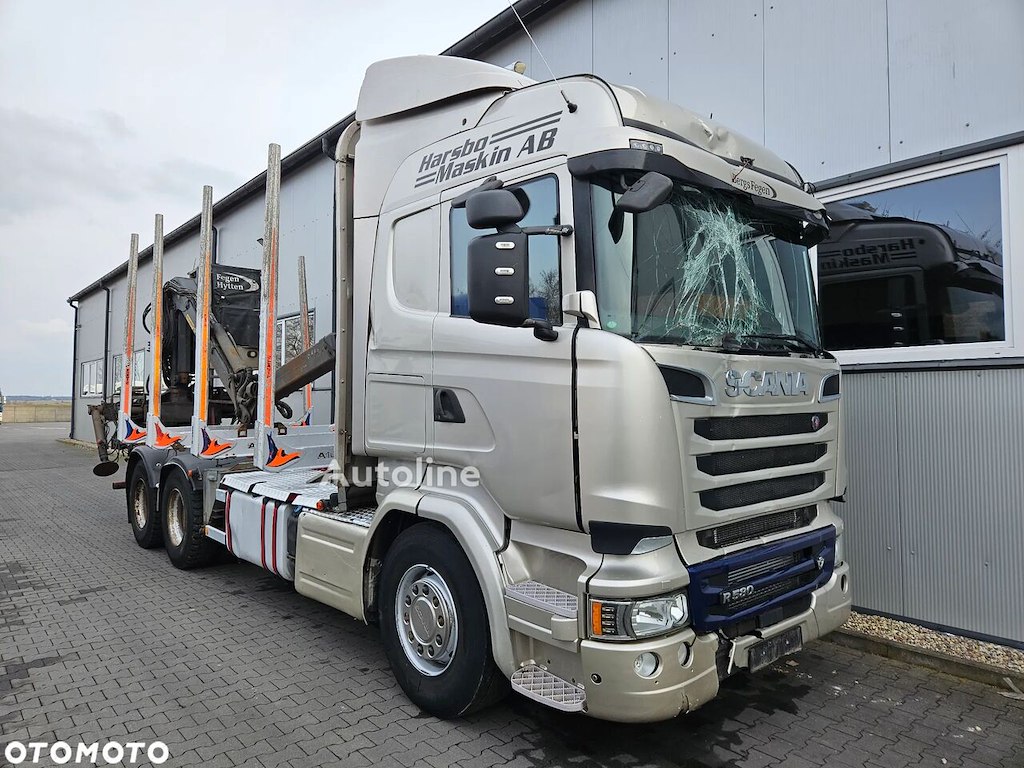 Scania Scania R520 V8 6x4 kamion za prevoz drva