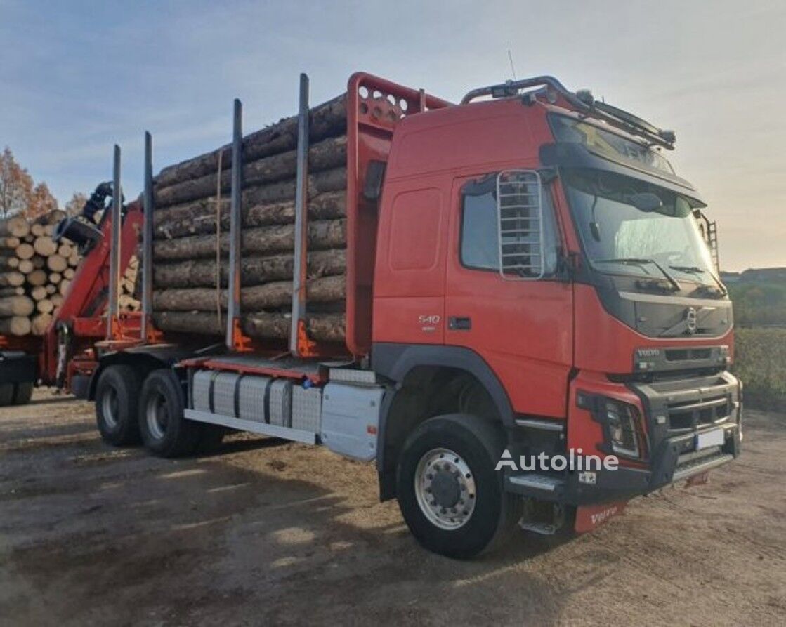 Volvo 6x6 FM540 (36/26t) komplet set kamion za prevoz drva + šumarska prikolica