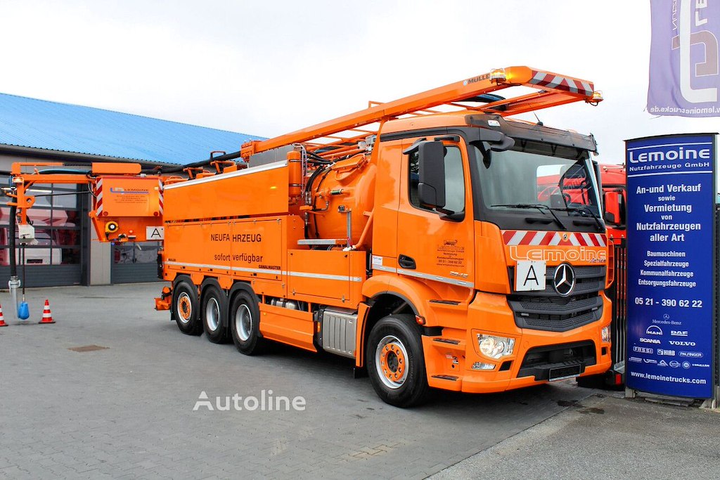 Novi Mercedes-Benz Arocs Müller Canalmaster F 160 EWA WRG autofekalac