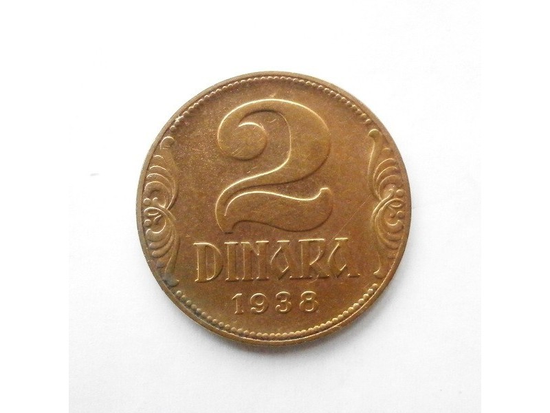 2 dinara 1938