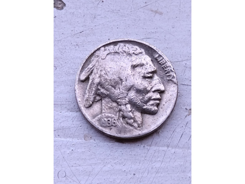 5 Centi 1936 - USA