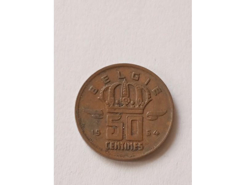 50 Centimes 1964.g - Belgija -