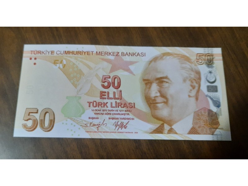 50 LIRA TURSKA UNC