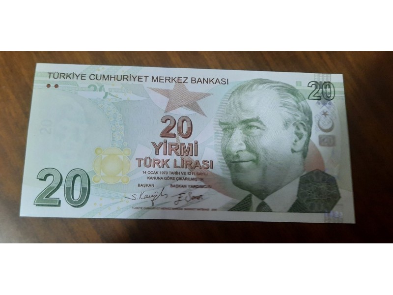 2O LIRA TURSKA UNC