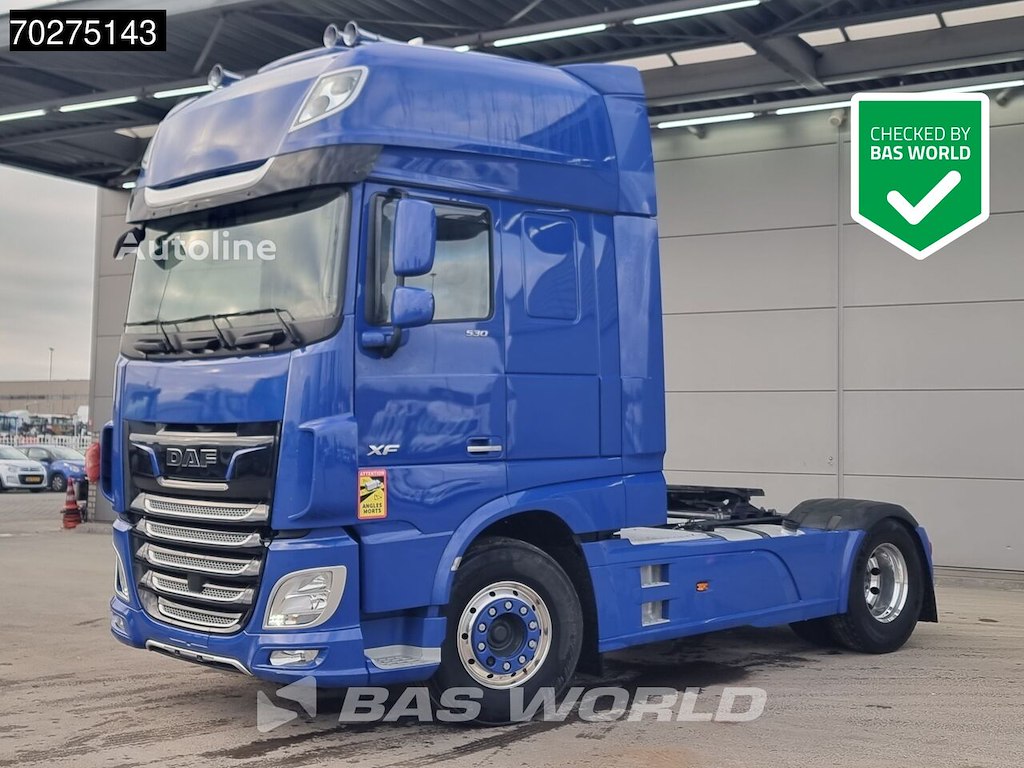 DAF XF 530 4X2 Euro 6 ACC Standklima 2x Tanks Alcoa's tegljač