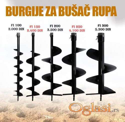 Burgije za Bušač Rupa