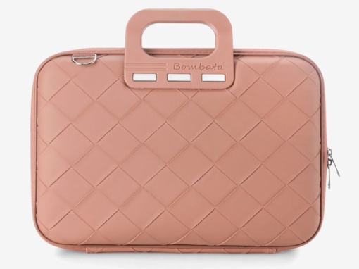 Torba BOMBATA Intrecciato 15,6/16 Pink
