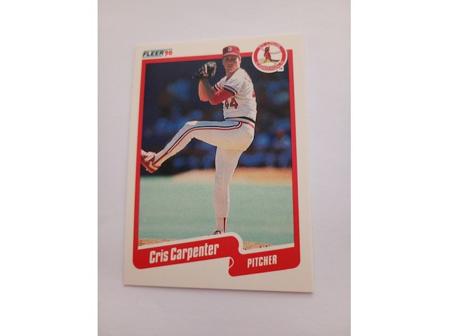 Kartica baseball fleer 90 Cris Carpenter 243