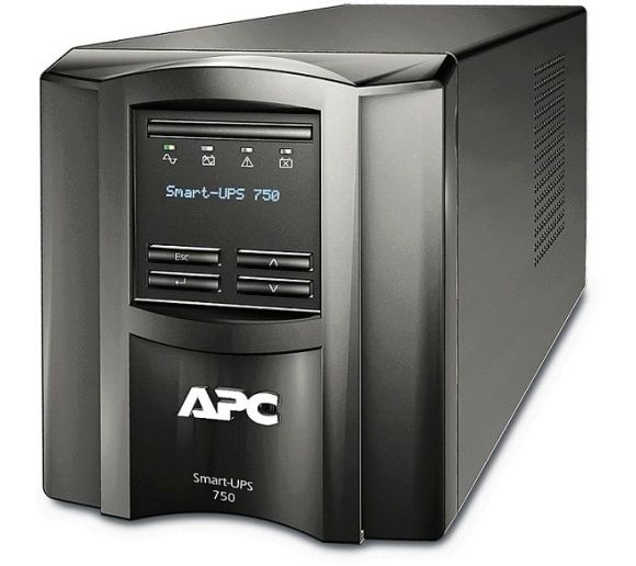 APC - APC Smart-UPS 750VA, Line Interactive, Sine Wave, Tower, 750VA/500W, 230V, AVR, 6x IEC C13, Battery Pack 7Ah (RBC48), SmartConnect Port + SmartSlot, Interface Ports USB and Serial (RJ45), LCD