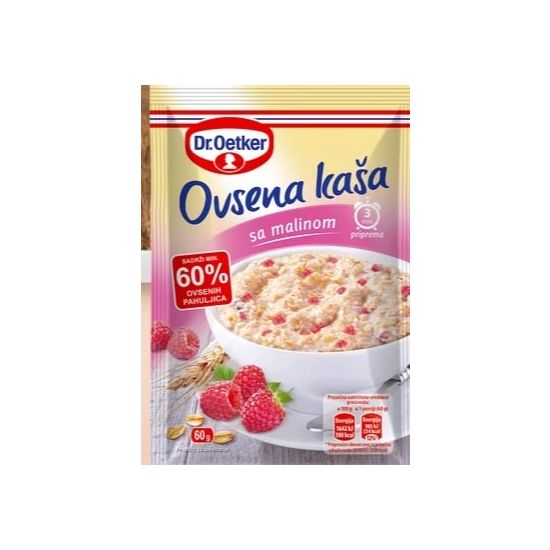 Dr.Oetker Ovsena kaša sa malinom 62g