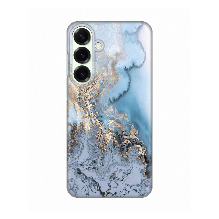 Zastitna silikonska maska (futrola) PRINT - Samsung S936 Galaxy S25 Plus Blue Gold Marble