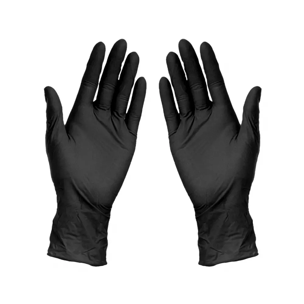 RUKAVICE NITRIL 100/1 L CRNE